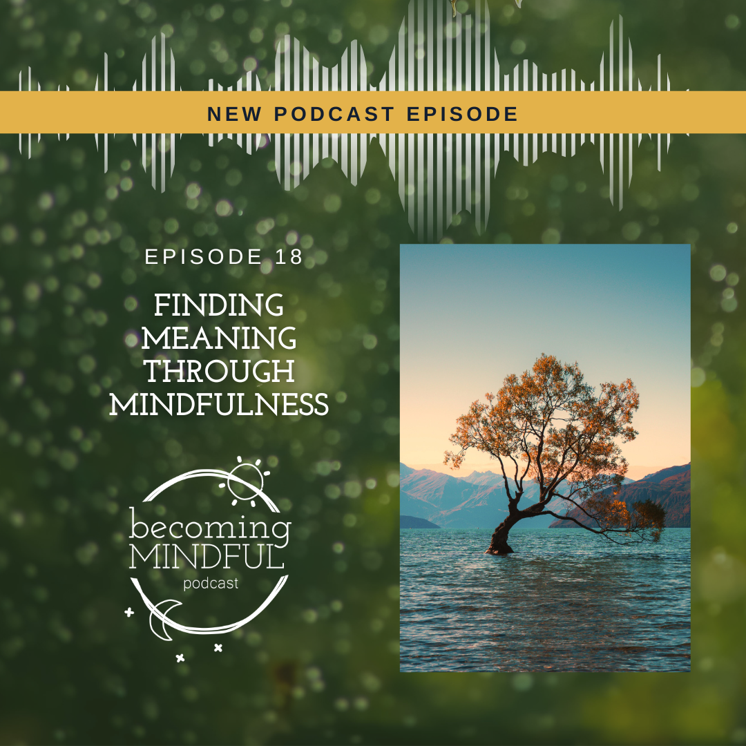 Episode 18: Finding Meaning through Mindfulness. - Becoming Mindful Podcast